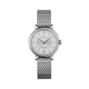 NORQAIN Freedom 60 White Dial Watch, 34mm - Stainless Steel