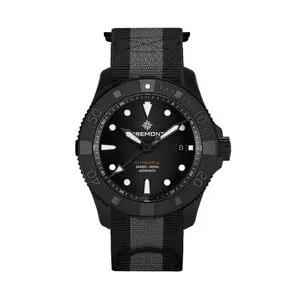 BREMONT Supermarine Full Ceramic Tactical Black Dial Watch - Mixed Metals