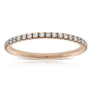Benbridge Diamond Eternity Band In 14k - Rose Gold