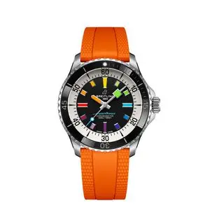 Breitling Superocean Automatic Dive Pro Watch, 42 Mm - Orange