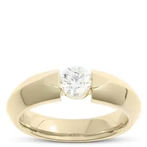 Benbridge Knife Edge Diamond Ring - Yg