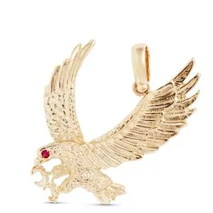 TOSCANO 14k Yellow Gold Eagle Charm