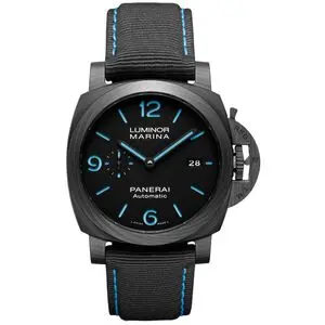 Panerai Luminor Marina Carbotech Black Dial Watch 44mm - Titanium