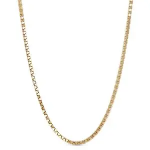 TOSCANO 24-inch Pyramid Link Necklace - Yg
