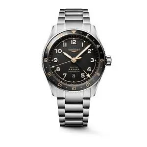LONGINES Spirit Zulu Time 42mm Watch - Stainless Steel
