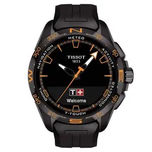 TISSOT T-touch Connect Solar Black Dial Watch 47.5mm - Titanium