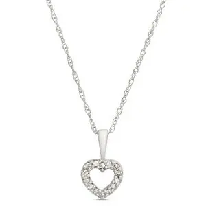 Benbridge Baby Diamond Heart Necklace - H-j