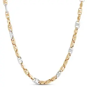 TOSCANO Anchor Link Two-tone Necklace - Tt