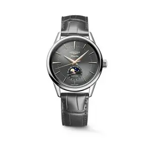 LONGINES Flagship Heritage Moonphase Watch - Stainless Steel