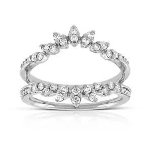 Benbridge 14k White Gold Diamond Insert Ring - Wg