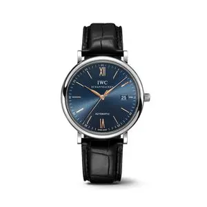 IWC SCHAFFHAUSEN Portofino Automatic Blue Dial Watch, 40mm - Stainless Steel