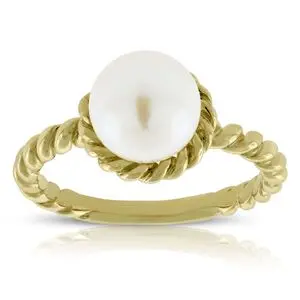 Benbridge 14k Yellow Gold Cultured Pearl Ring - White