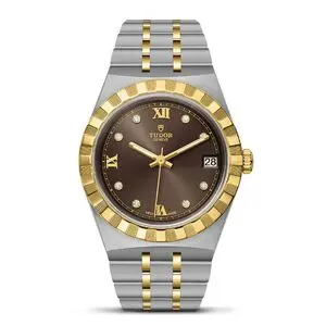 TUDOR Royal Brown Dial Watch, 34mm - Not Applicable