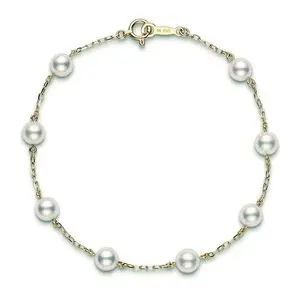Mikimoto Yellow Gold Bracelets