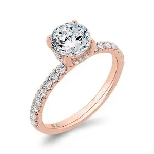 BELLA PONTE 14k Rose Gold Engagement Ring Setting - Rg