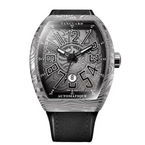 Franck Muller Vanguard Damascus Steel Watch - Stainless Steel