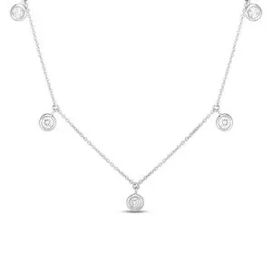 Roberto Coin Diamonds The Inch 5-station Necklace - White