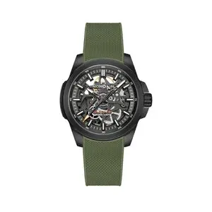 NORQAIN Independence Skeleton Anthracite Dial Watch, 40mm - Stainless Steel