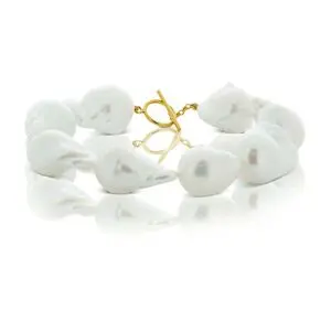 Benbridge Baroque Freshwater Cultured Pearl Strand Bracelet - White