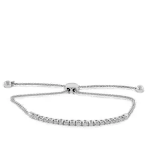 Benbridge Diamond Bolo Bracelet 14k, 1/4 Ctw - Wg