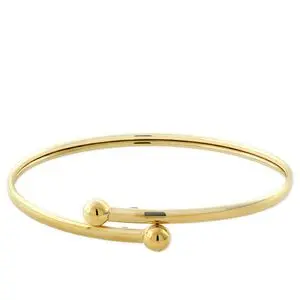 TOSCANO 14k Yellow Gold Bypass Bangle - Yg