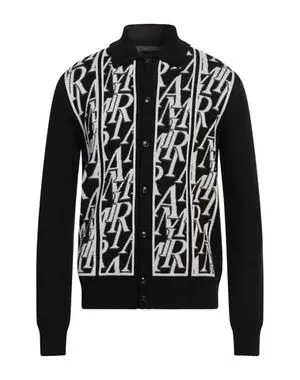 Amiri Logo-print Wool Cardigan