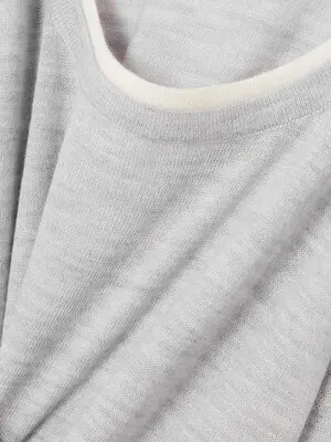 Arch4 Selcombe Organic Cashmere Layered Top - Gray