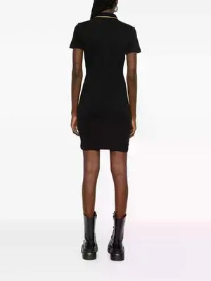 Versace Button Logo Mini Dress