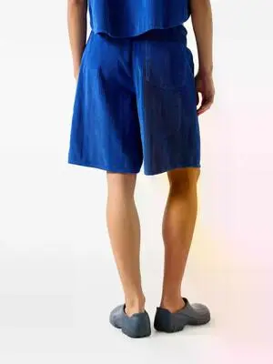 American Vintage Corduroy Drawstring Shorts - Blue