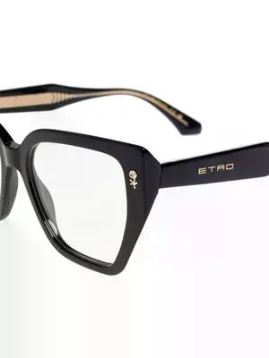 Etro Floral-embellishment Cat-eye Glasses