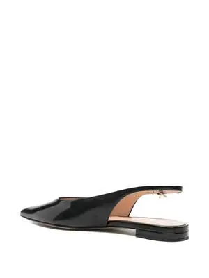 GIANVITO ROSSI Slingback Pointed Flat Pumps
