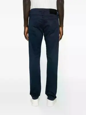 Jacob Cohen Logo-button Straight-leg Jeans - Blue