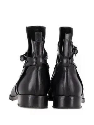 Balenciaga Papier Buckle-strap Ankle Boots