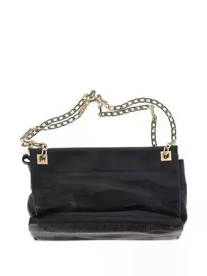 Victoria Beckham Leather Shoulder Bag With Chain Strap