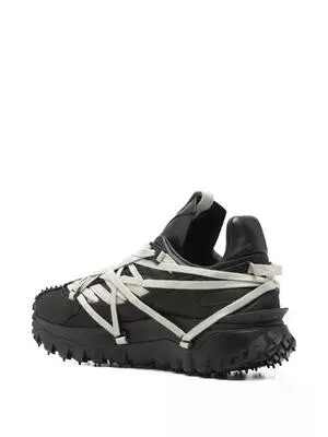 Moncler Rick Owens Trailgrip Megalace Laced Sneakers