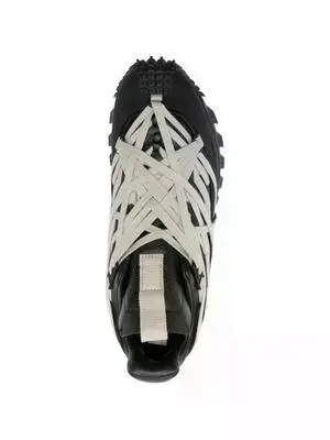 Moncler Rick Owens Trailgrip Megalace Laced Sneakers