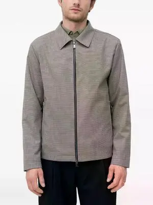 BOSS Check-pattern Jacket - Neutrals