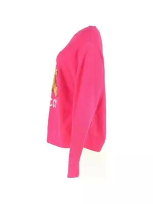 Gucci Teddy Bear Embroidered Cotton Sweatshirt