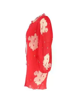 GANNI Floral-print Mini Dress