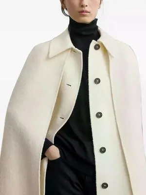 TOTEME Fringed Cape - Neutrals
