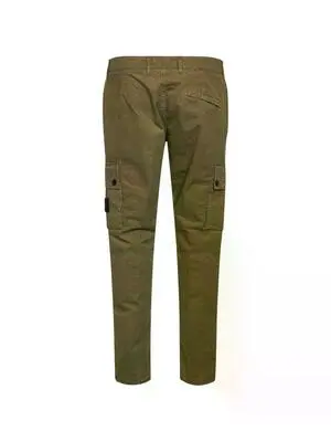 Stone Island Logo-patch Cargo Trousers - Green