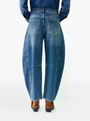Liu Jo Wide Leg Jeans With Stud Embellishment