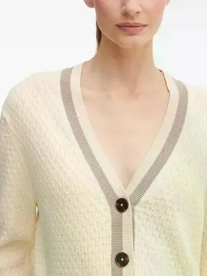 Gant Button V-neck Cardigan