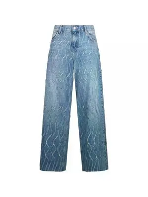 Liu Jo Laser-etched Flared Jeans