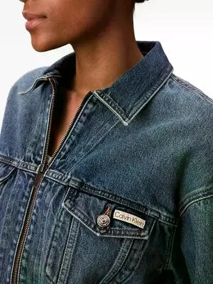 Calvin Klein Zip-up Denim Jacket