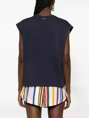 TWINSET Pleated Asymmetric T-shirt