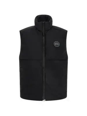Canada Goose Quilted Gilet With Logo Patch - Black