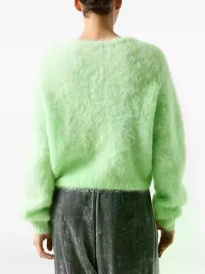 American Vintage Crew-neck Long-sleeve Sweater - Green