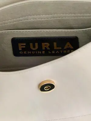Furla Leather Flow Shoulder Bag - Neutrals