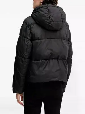 Geox Spherica Hooded Puffer Jacket - Black